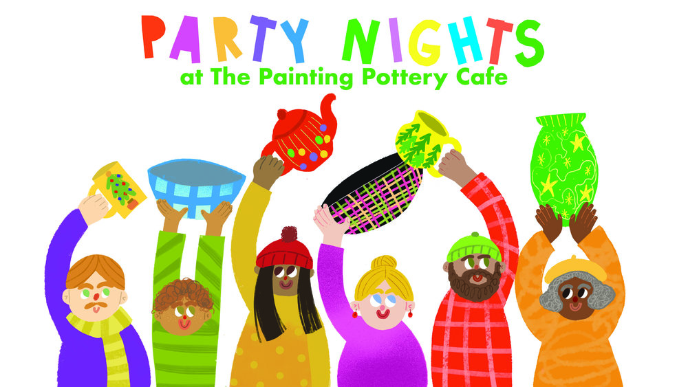 How To Plan A “Paint It Yourself” Ceramic Party | Indulge In High ...